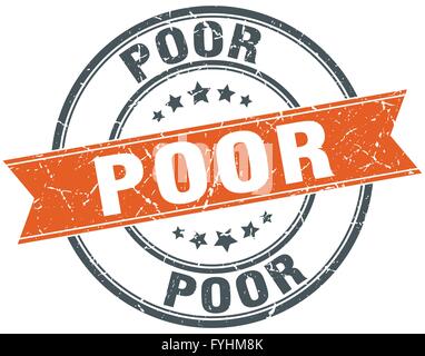 poor vintage round isolated stamp Stock Vector Image & Art - Alamy