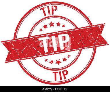 tip round grunge isolated stamp Stock Vector Image & Art - Alamy