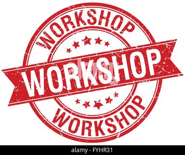 workshop vintage round isolated stamp Stock Vector Image & Art - Alamy