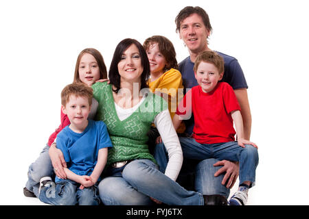One big, happy family. Portrait of a loving multi-generational family ...