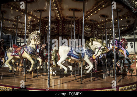 carousel horses, Image of the city of Madrid, its characteristic ...