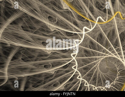 Fractal surreal background. Futuristic scientific design. Dynamic ...