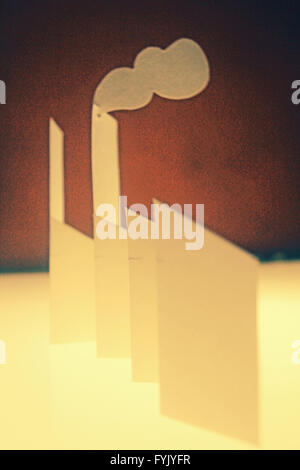 Factory Paper Cut out Stock Photo - Alamy