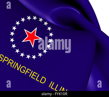 Flag of Springfield, USA. Close Up Stock Photo - Alamy