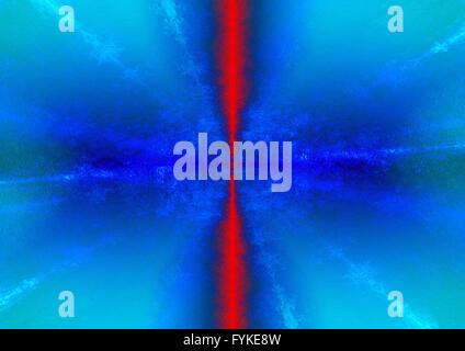 Vertical red streak on a blue textured background Stock Photo - Alamy