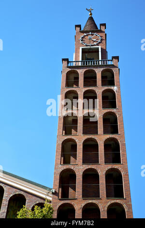 in castellanza abstract and church tower bell sunny day Stock Photo - Alamy