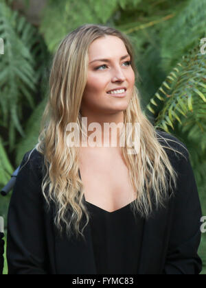 FAHRENHAIDT with singer Amanda Pedersen Stock Photo - Alamy