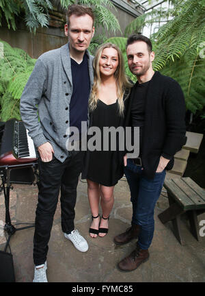 FAHRENHAIDT with singer Amanda Pedersen Stock Photo - Alamy