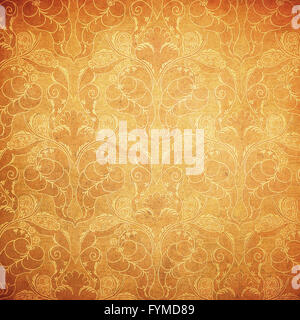 Dark Color Vintage Floral Wallpaper Background Stock Photo - Alamy