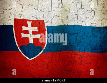 Slovakia grunge flag Stock Photo - Alamy