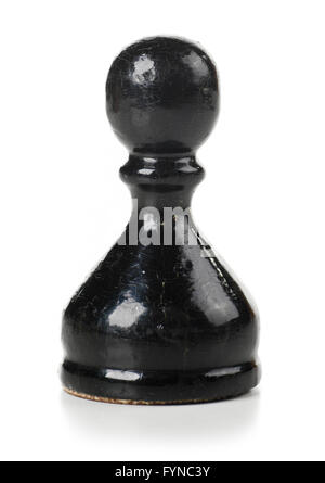 Single chess piece, a pawn, used in board games, showing traditional ...
