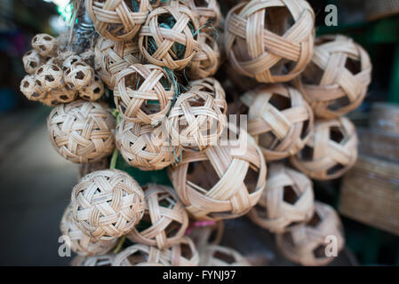 Chinlone (Caneball), the traditional sport of Myanmar (Burma), Asia ...
