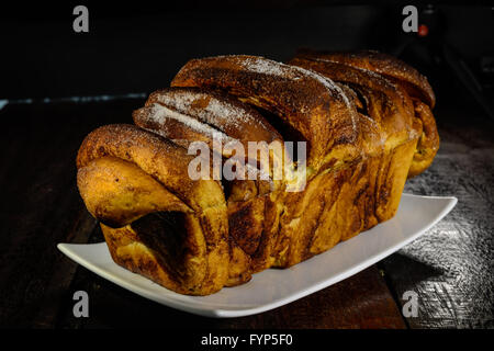 German yeast cake Stock Photo - Alamy