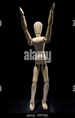 human figure - arms up Stock Photo - Alamy
