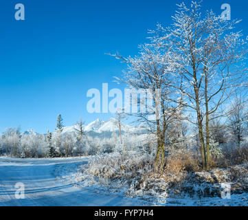 Winter mountain landscape (Poland Stock Photo - Alamy