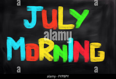 July Morning Concept Stock Photo - Alamy