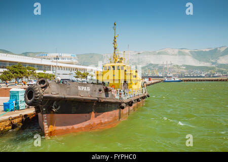 Marine tug berth black sea Georgia Batumi Stock Photo - Alamy