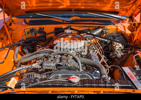 The engine of a Dodge Charger Stock Photo - Alamy