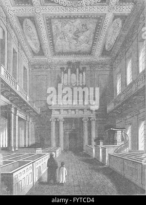 Interior of the Banqueting House Whitehall London England Stock Photo ...