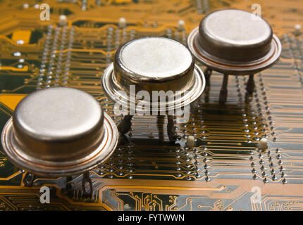 old silicon chip Stock Photo - Alamy