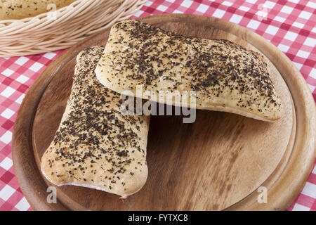 Two Oregano Buns Stock Photo - Alamy