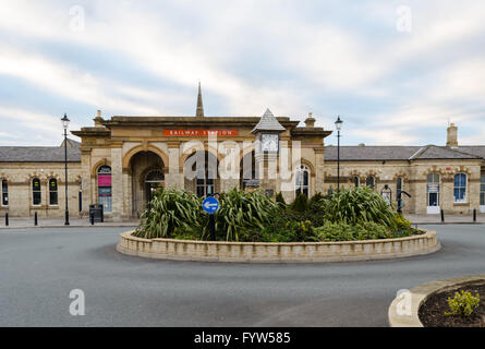 The old railway station, Saltburn by the Sea, North Yorkshire, England ...