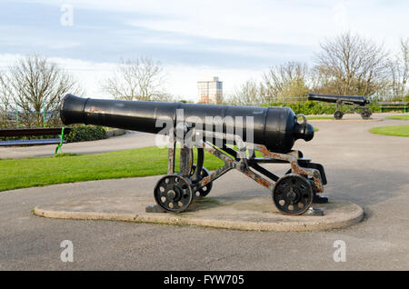 Sebastopol Replica Cannon, located in Mowbray Park, Sunderland, Tyne ...