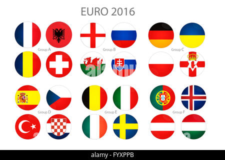 Euro cup groups Stock Photo - Alamy