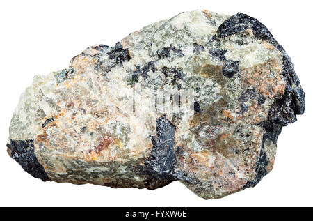Ilmenite mineral on black background Stock Photo - Alamy
