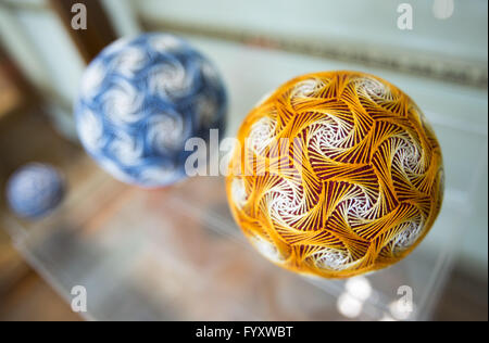 Colorful Temari balls Stock Photo - Alamy