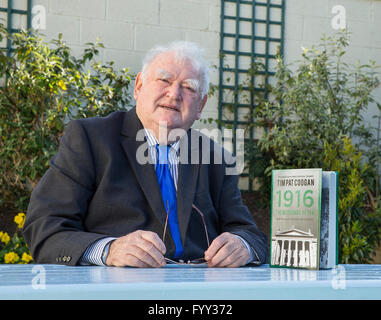 26th April 2016 - Author and historian Tim Pat Coogan pictured at the ...