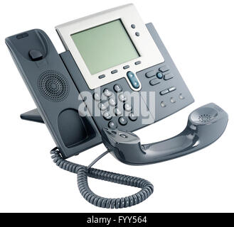 Office digital telephone set Stock Photo - Alamy
