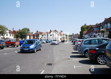 Wickham Village Square and Shops in Hampshire England UK Stock Photo ...