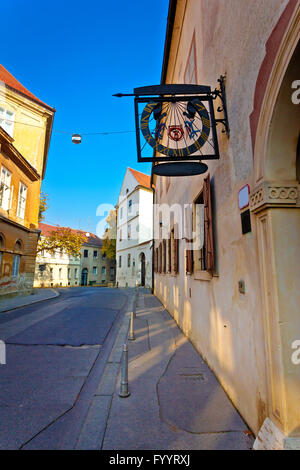 Zagreb historic upper town autumn view, croatia Stock Photo - Alamy