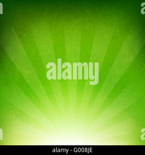 Abstract sunburst pattern, light green and yellow ray colors. Geometric ...