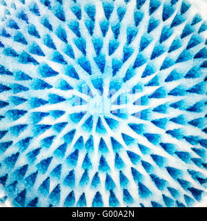 Closeup shot of glazed lined blue ceramics texture Stock Photo - Alamy