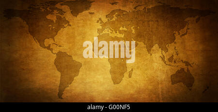 Map of the Old World Stock Photo - Alamy