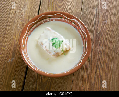 Sere soup - Belizean Coconut Seafood Soup . Belize Cuisine Stock Photo ...