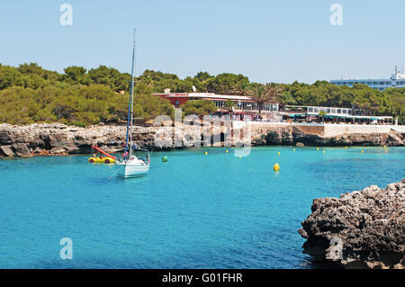 Beach Cala Santandria, Menorca Stock Photo - Alamy