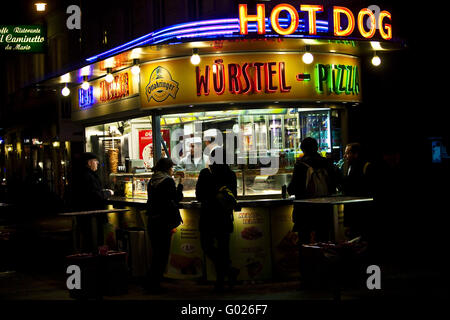 wurst stand in Vienna Stock Photo - Alamy