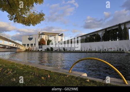 the German Chancellery in the government quarter, Berlin, Germany. das ...