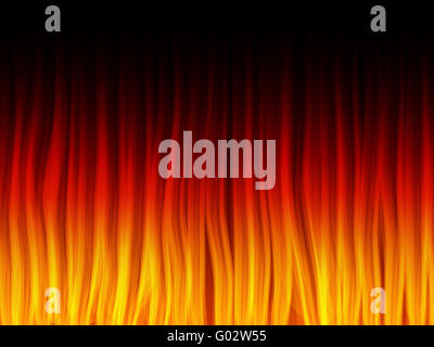 Vector - Realistic Fire Flames. Color and forms are editable Stock ...