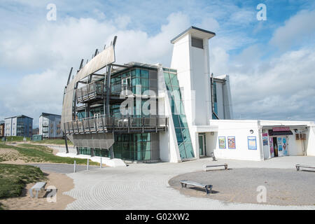 The Millennium Coastal Path Visitor Centre at Llanelli South Wales ...