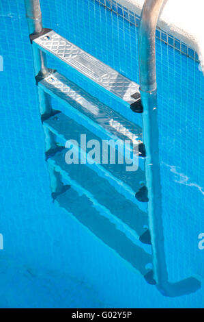 stairs aluminum aluminium ladder Stock Photo - Alamy