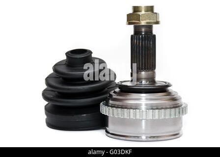 CV Joint, constant velocity joints. Part wheel of the car, isolated on ...
