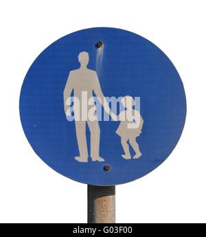 School zone (Child protection zone) speed limit sign on road - Seoul ...