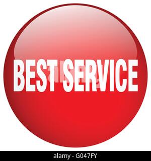 best service red round gel isolated push button Stock Vector Image ...