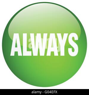 always green round gel isolated push button Stock Vector Image & Art ...