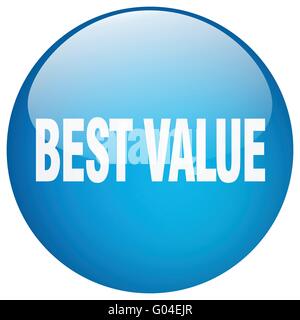 best value blue round gel isolated push button Stock Vector Image & Art ...
