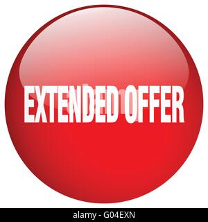 extended red round gel isolated push button Stock Vector Image & Art ...